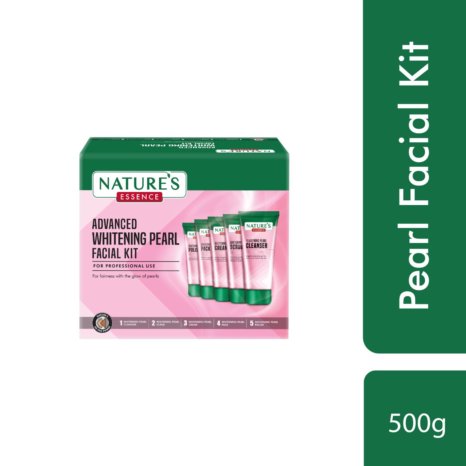 Nature's Essence Whitening Pearl Facial Kit (500 g + 100 ml)