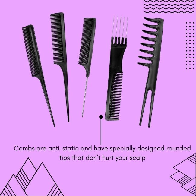 Bronson Professional Combs - 10Pcs