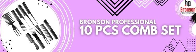 Bronson Professional Combs - 10Pcs