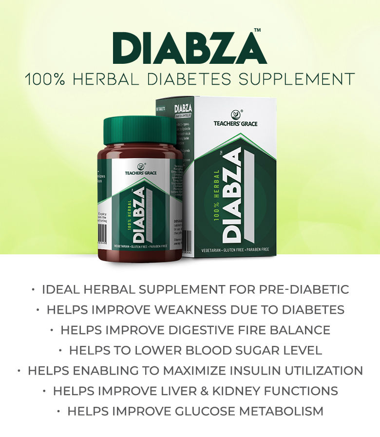Teachers' Grace DIABZA - 100% Herbal Diabetes Supplement