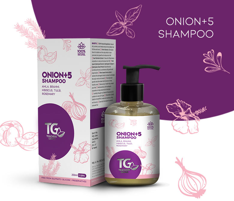 Teachers' Grace Onion+5 Hair Shampoo