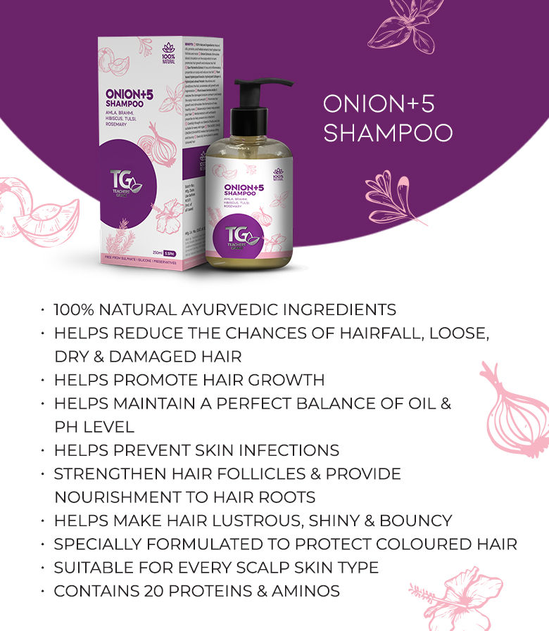 Teachers' Grace Onion+5 Hair Shampoo