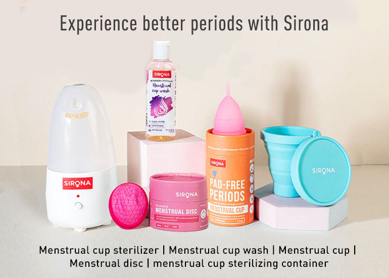 Buy Sirona Menstrual Cup Sterilizer - Clean your Period Cup ...
