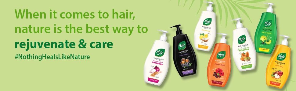 Nyle Naturals Strong & healthy Anti Hairfall Shampoo, With Goodness Of ...