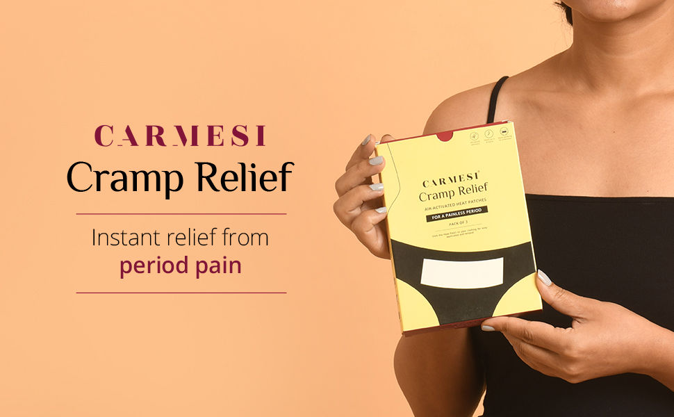 Carmesi Cramp Relief Air Activated Heat Patches Pack of 3