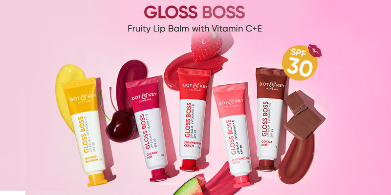 Dot & Key Strawberry Lip Balm for soft and naturally pink lips| SPF 30 ...