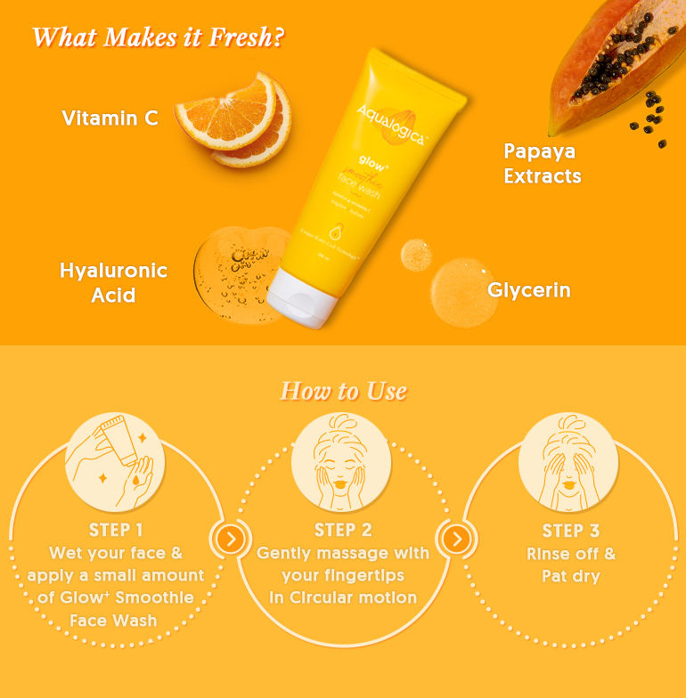 Aqualogica Glow+ Smoothie Face Wash