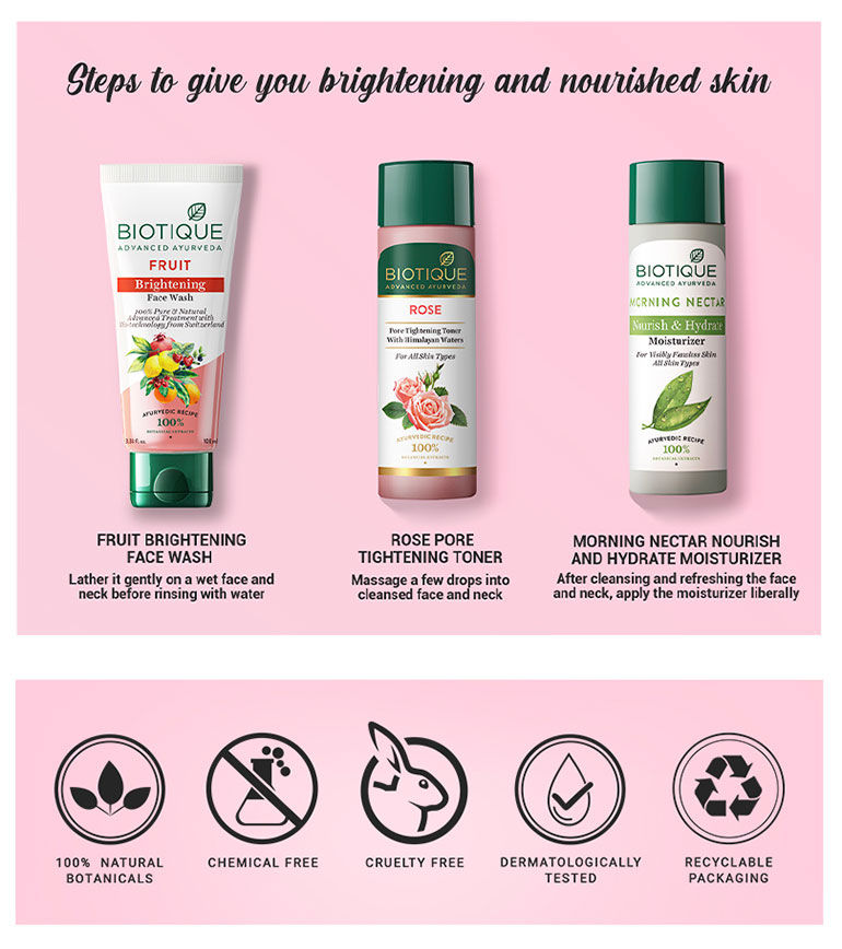 Buy Biotique Advanced Organics Bio Rose Pore Tightening Toner With ...