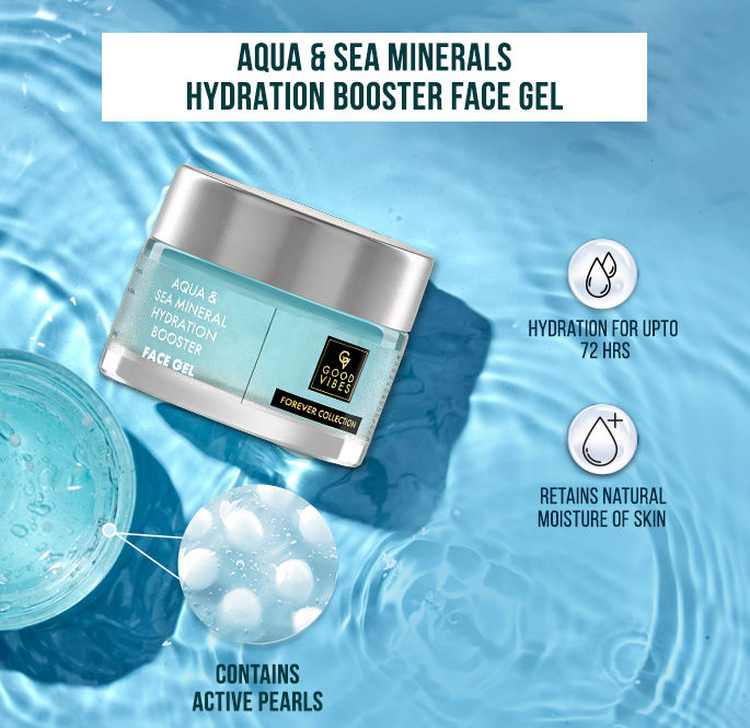 Good Vibes Hydration Booster Face Scrub - Aqua & Sea Mineral (50 g)