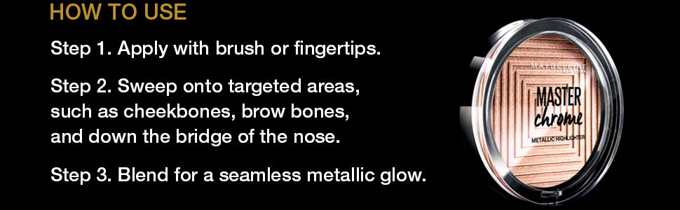 Buy Maybelline New York Face Studio Master Chrome Metallic Highlighter ...