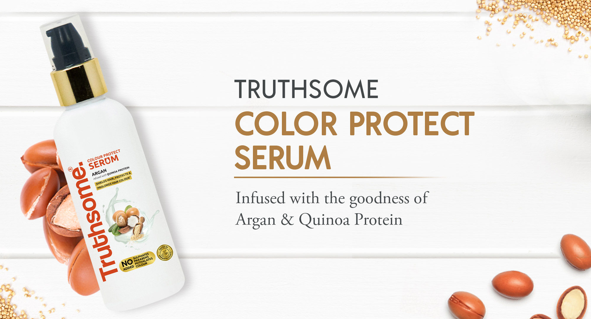 Truthsome Color Protect Serum with Quinoa Protein & Infused with Argan ...