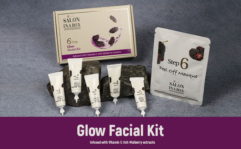 CAVINKARE SALON IN A BOX Glow facial kit for all skin type | Infused ...
