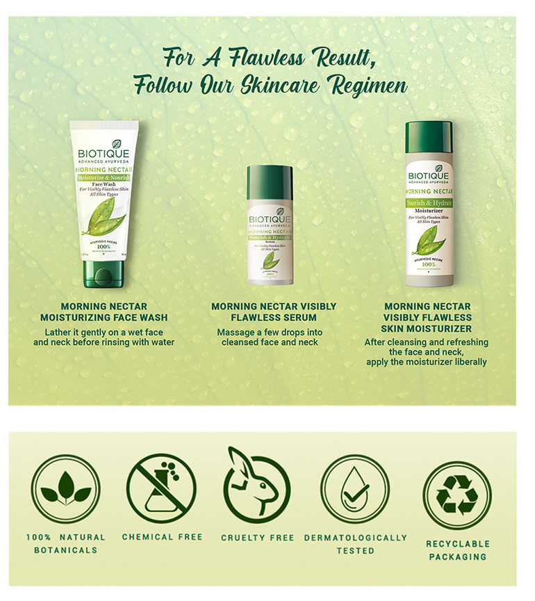 Biotique Morning Nectar Moisturize & Nourish Face Wash (100 ml)