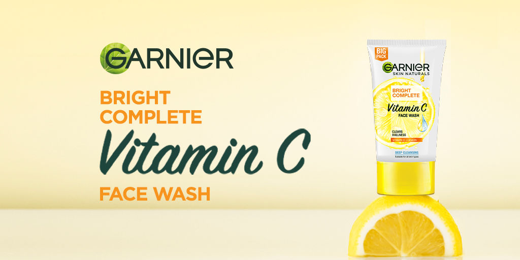 Garnier Bright Complete VITAMIN C Facewash (150 g) (Pack of 2)