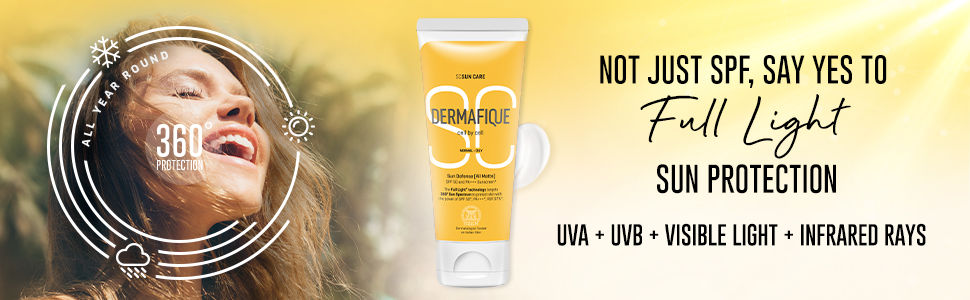 Dermafique Soleil All Matte Sunscreen with SPF 50, 30 g