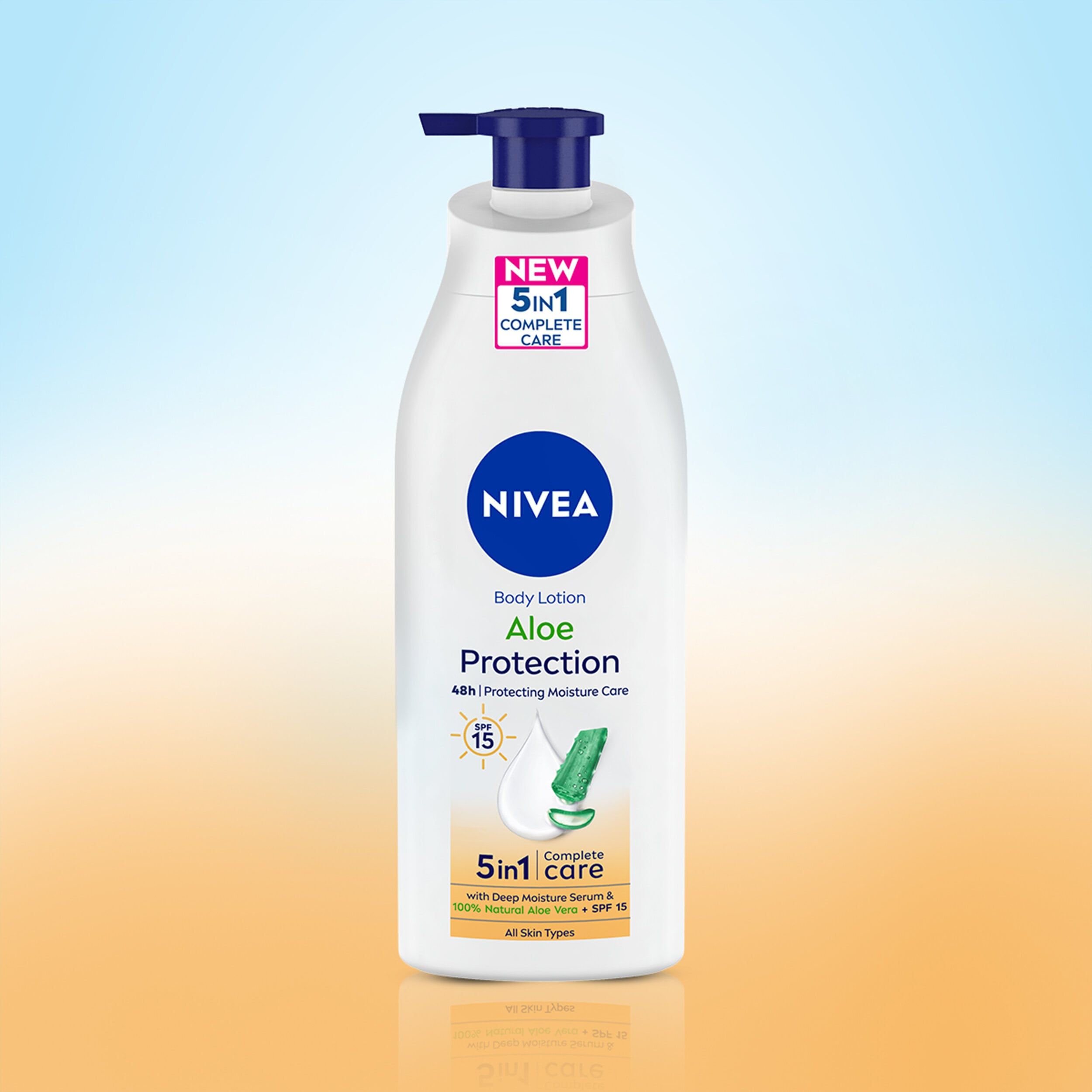 Buy NIVEA Aloe Protection Spf 15 Body Lotion (400 ml) Online | Purplle