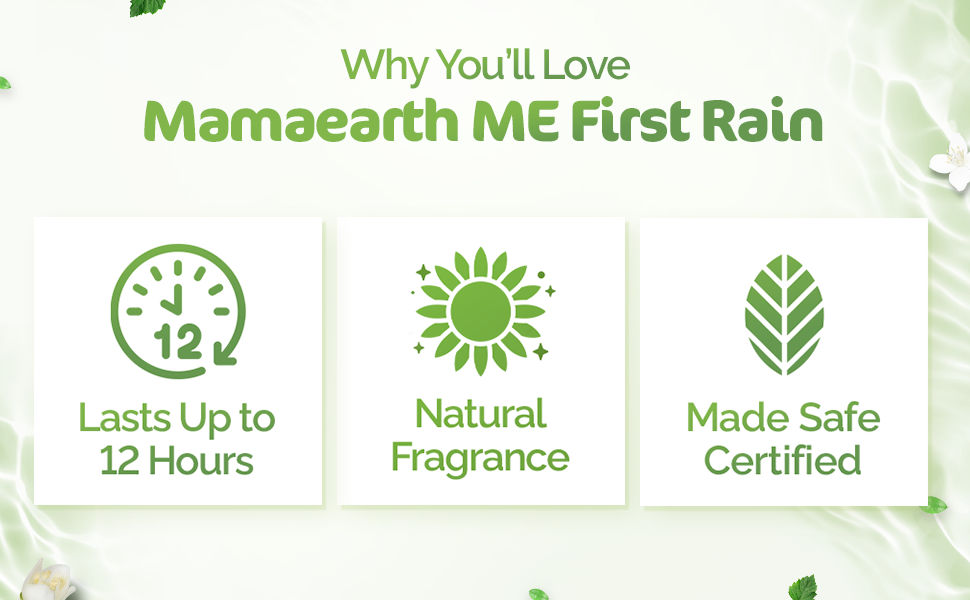 Mamaearth ME First Rain Eau De Parfum for a Trip Down Memory Lane - 8 ml