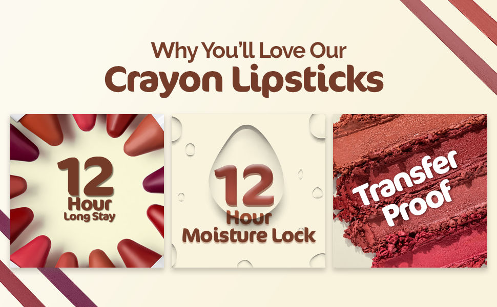 Mamaearth Hydra-Matte Crayon Transferproof Lipstick with Argan Oil - 07 ...