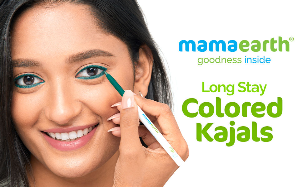 Mamaearth Long Stay Colored Kajal for 11 Hour Long Stay - Deep-Ocean ...