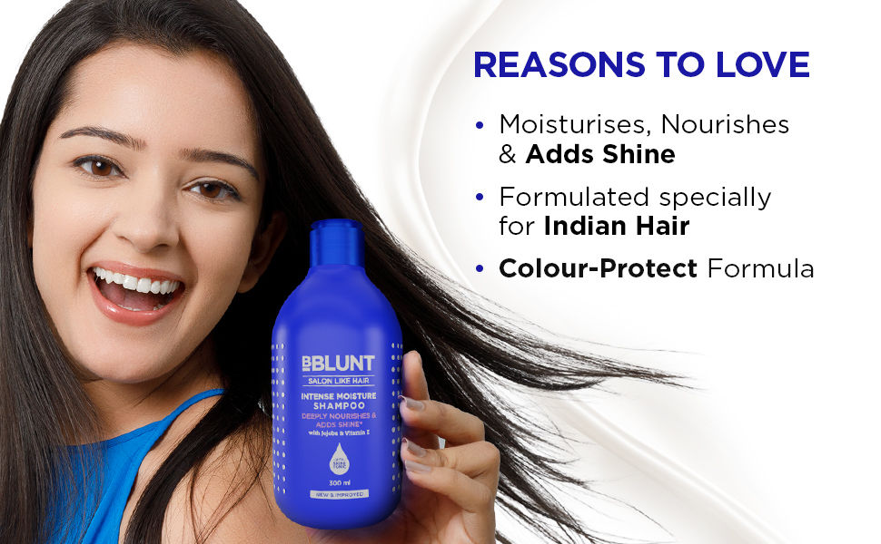 BBLUNT BBLUNT Intense Moisture Shampoo with Jojoba and Vitamin E for ...