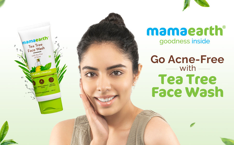 Buy Mamaearth Tea Tree Natural Face Wash For Acne And Pimples Wash 100