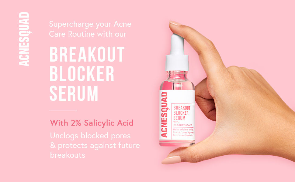 Acne Squad ASQ Breakout Blocker Serum With 2% Salicylic Acid 30ml