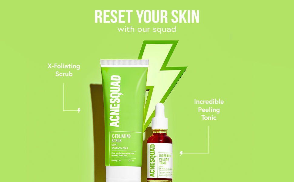 Acne Squad ASQ X-foliating Scrub With Salicylic Acid 100ml Acne Squad ASQ X-foliating Scrub With Salicylic Acid 100ml