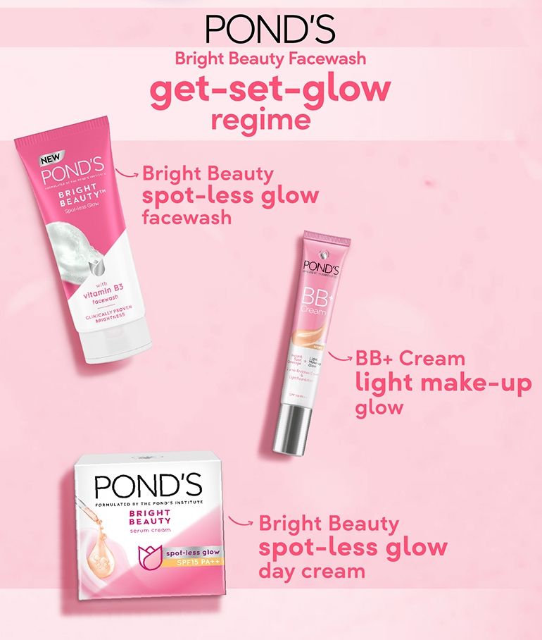 Ponds Bright Beauty Spotless Glow Facewash with Vitamin B3 150 g