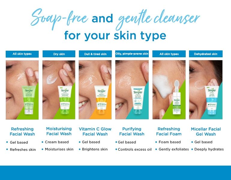 Simple Water Boost Micellar Facial Wash, 150 ml