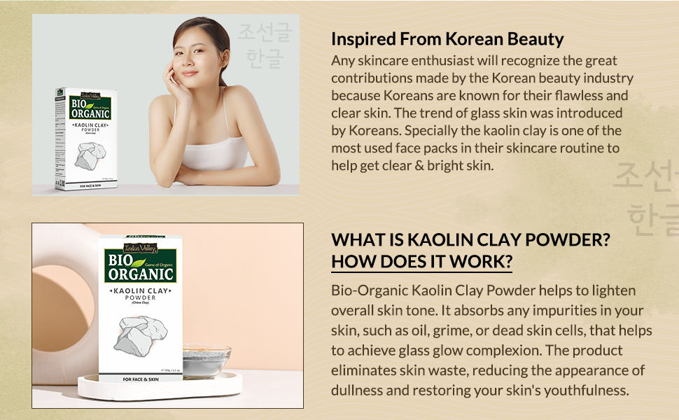 Buy Indus Valley BIO Organic Kaolin Face Pack Powder-(100 g) Online ...