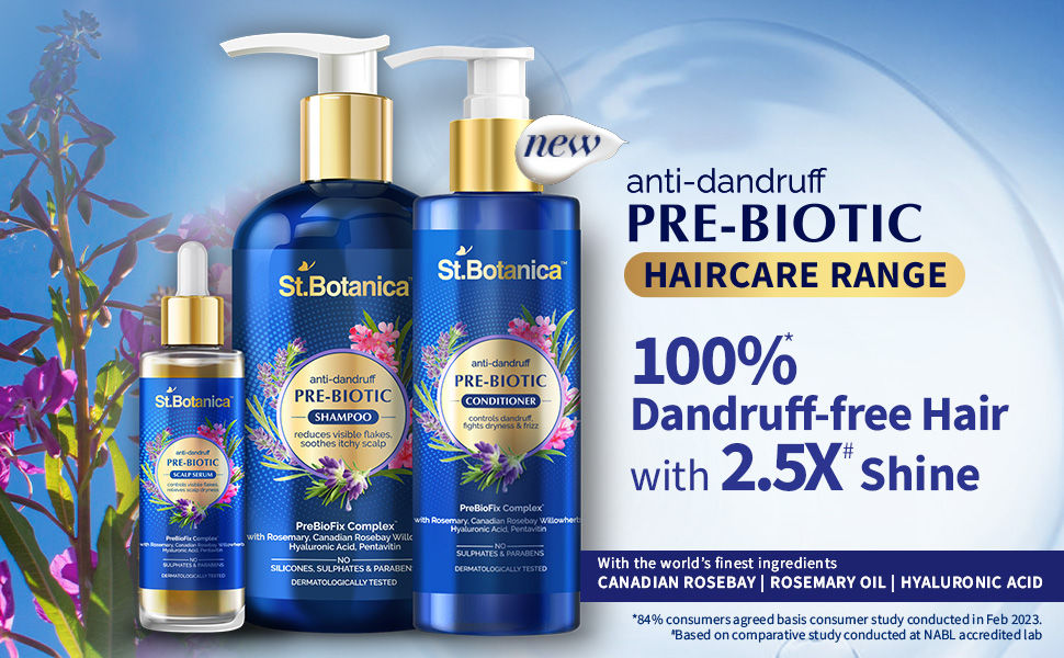 St.Botanica Anti-dandruff Pre-biotic Shampoo 300ml | Reduces Flakes ...