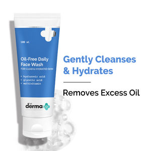 The Derma co Oil-Free Daily Face Wash With Hyaluronic Acid, Glycolic ...