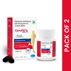Geofit Multivitamin Multimineral Tablets for Men with Vitamin C ...