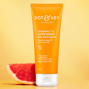 Dot & Key Vitamin C + E Super Bright Gel Face Wash with Blood Orange ...