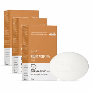 DERMATOUCH Kojic Acid 1% Soap with Glutathione | For Pigmentation & Sun ...