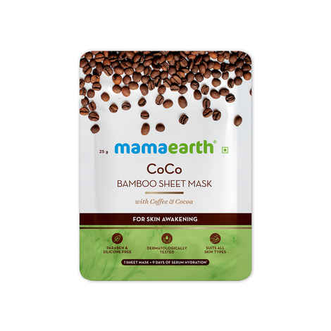 Buy Mamaearth CoCo Bamboo Sheet Mask (25 g) Online | Purplle