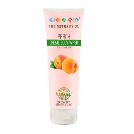 Buy The Nature's Co. Peach Creme Body Wash Online | Purplle