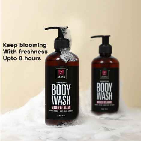 Zobha Muscle Relaxant Shower Gel Micro Molecules & Body Wash For Women ...