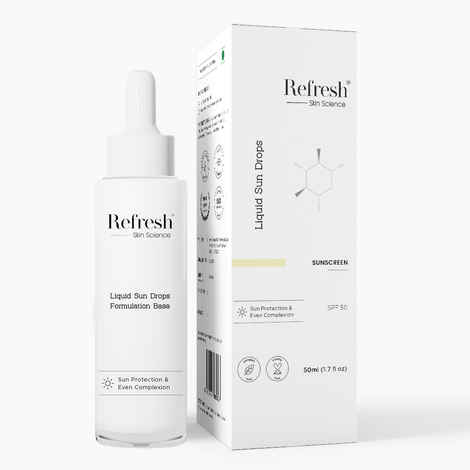 Refresh Skin Science Sun Drops - SPF 50 Protection - Liquid Drop ...