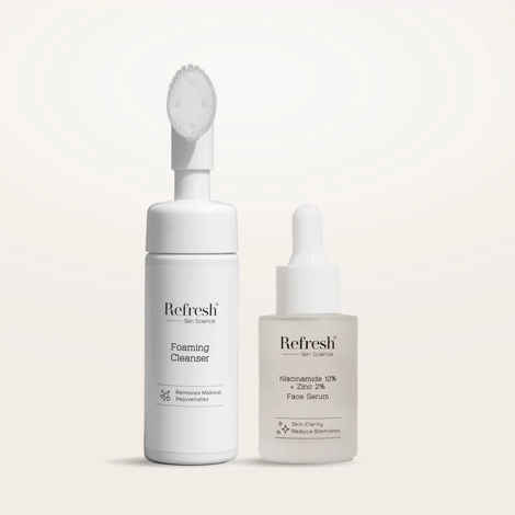 Refresh Skin Science Combo Pack - Foaming Cleanser and Niacinamide Face ...