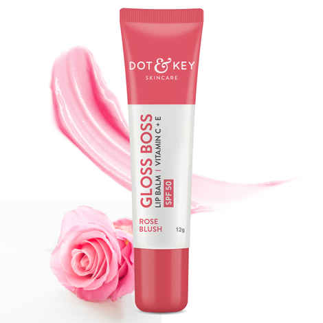 Dot & Key Rose Blush Lip Balm for soft and naturally pink lips| SPF 30 ...