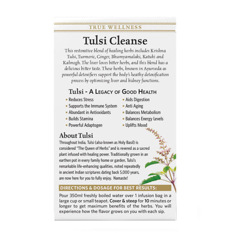 Organic India Tulsi Cleanse Tea 18 Tea Bags