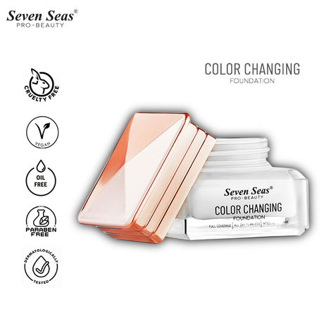Seven Seas Pro-Beauty Color Changing Foundation Foundation (Nude, 25 G)