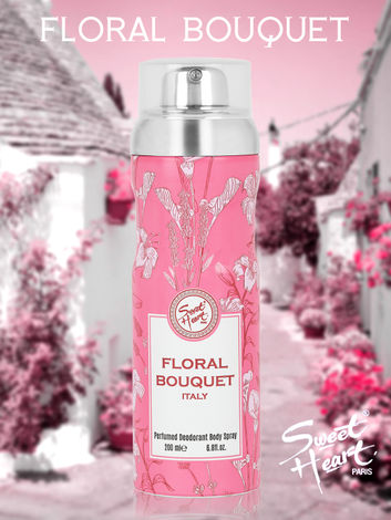 Sweet Heart Floral Bouquet Italy (Pink) Deodorant Perfumed Bodyspray, 200ml