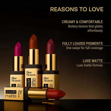 Buy Blue Heaven Powder Matte -Merlot RM06 Online | Purplle