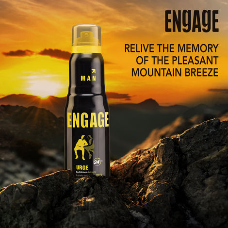 Engage Urge Deodorant For Men,150ml/100g (Weight May Vary)