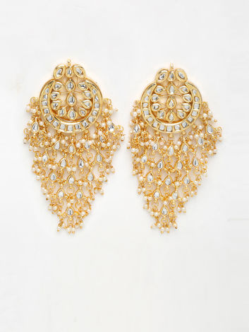 Ruby Raang Kundan Earrings - A380-85