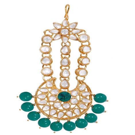 Crunchy Fashion Crunchy Fashion Traditional Gold-Plated Latest Kundan ...