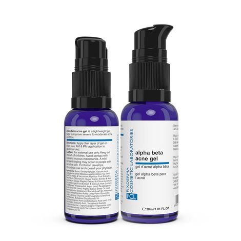 Fixderma Cosmetic Laboratories Alpha-Beta Acne Gel a Pore Refining ...