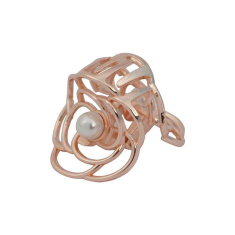 Ferosh Pearl Rose Clutch